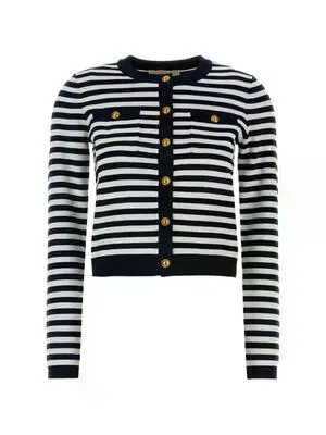 Michael Kors Striped Cardigan