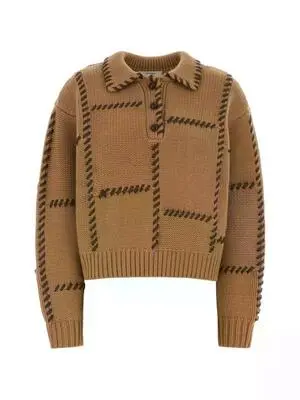 FRAME Buttoned Polo Top