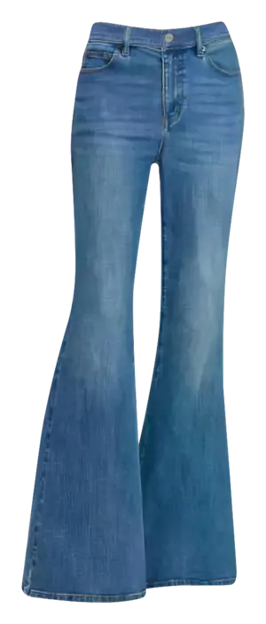 SELF-PORTRAIT High-waist Flared Jeans