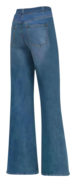 SELF-PORTRAIT High-waist Flared Jeans