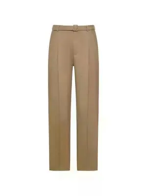 Saint Laurent Belted Tailored Trousers
