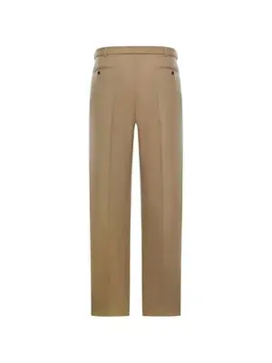 Saint Laurent Belted Tailored Trousers