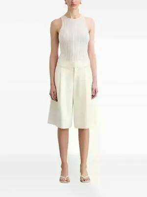 TOCCIN Nina Belted Culotte Shorts