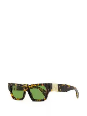 Palm Angels Magnolia Rectangular Sunglasses - Brown