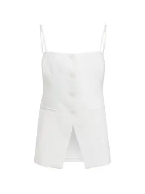 TOCCIN Roxy Square Neck Vest - Neutrals