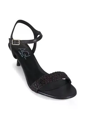 Agl Gioia Braided-strap Sandals - Brown