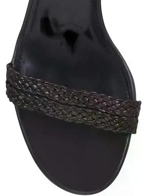 Agl Gioia Braided-strap Sandals - Brown