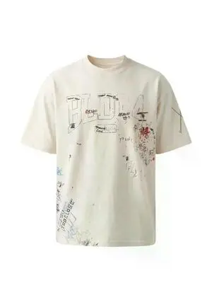 BLDG4 Graphic-print T-shirt - Neutrals