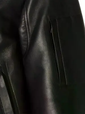 Mackage Reversible Leather Bomber Jacket - Black