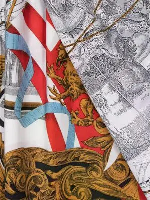Gianfranco Ferre Printed Silk Scarf