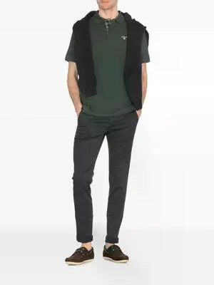 Barbour Embroidered-logo Polo Shirt - Green