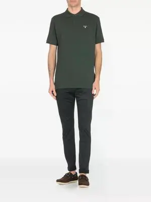 Barbour Embroidered-logo Polo Shirt - Green