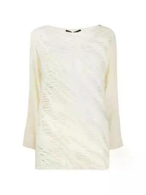 Gianfranco Ferre Patterned Long-sleeved Top