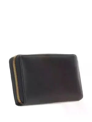 GIANNI CHIARINI Zip Leather Wallet - Black