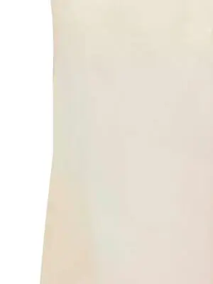 Liu Jo Georgette Sleeveless Top With Lapel And Knot Detail - Neutrals