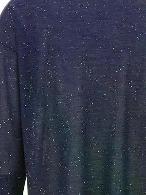 KANGRA Sequin-embellished Cardigan - Blue