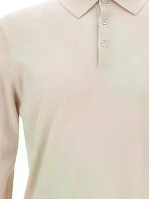 KANGRA Long-sleeve Ribbed Polo
