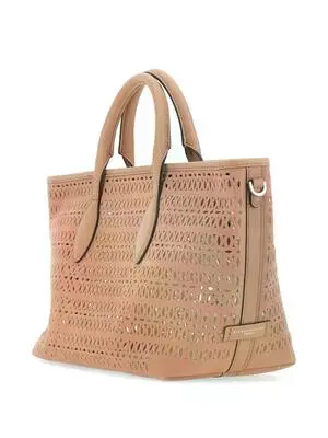 GIANNI CHIARINI Laser-cut Tote Bag - Pink
