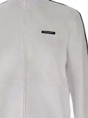 EA7 Logo-detail Full-zip Sweatshirt