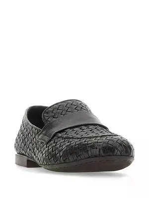 ALEXANDER HOTTO Woven Leather Loafers