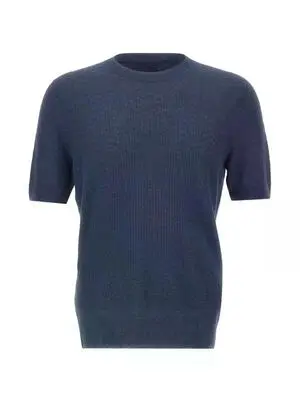 GRAN SASSO Woven-knit T-shirt