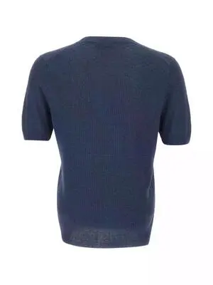 GRAN SASSO Woven-knit T-shirt