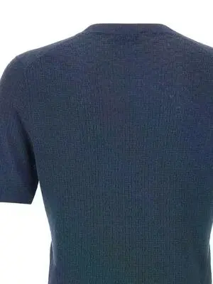 GRAN SASSO Woven-knit T-shirt