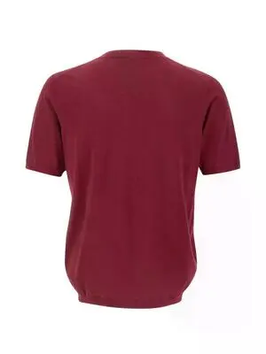 KANGRA Short-sleeve Ribbed T-shirt - Red