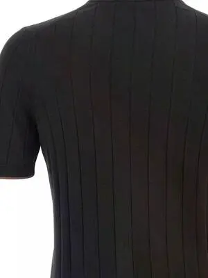 GRAN SASSO Ribbed-trim Knit T-shirt
