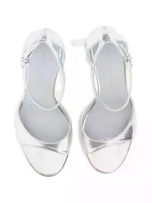 SERGIO LEVANTESI Hope6 Ankle Strap Sandals - Silver