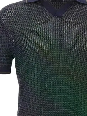 GRAN SASSO Interwoven-texture Knit T-shirt