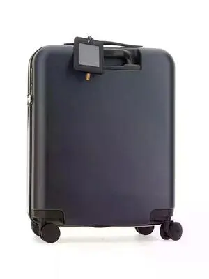 K-WAY Logo Pattern Hard Shell Luggage - Blue
