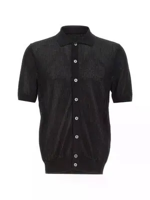 GRAN SASSO Interwoven Short-sleeve Shirt