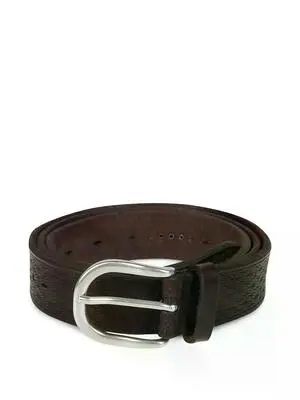 Orciani Embossed Leather Belt