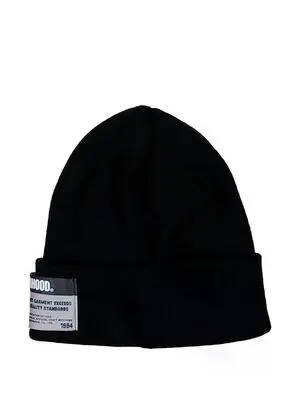 NEIGHBORHOOD Logo-patch Beanie Hat - Black