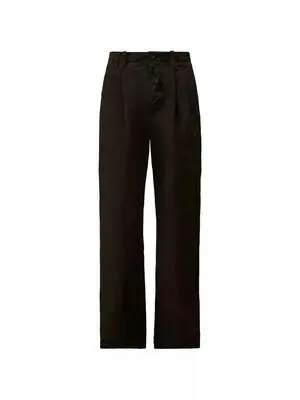 C.P. COMPANY Straight Trousers - Black