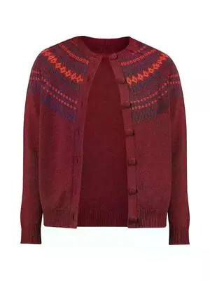 Alexandra Golovanoff Mila Fair Isle-pattern Cardigan
