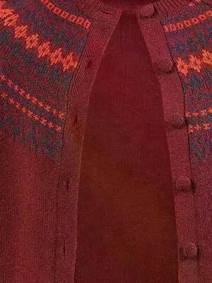 Alexandra Golovanoff Mila Fair Isle-pattern Cardigan
