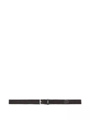 Emporio Armani Woven Belt - Brown