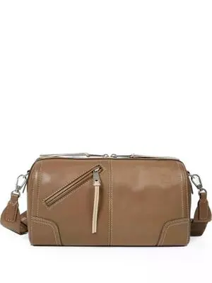 Paul Smith Zip Topstitch Shoulder Bag - Neutrals