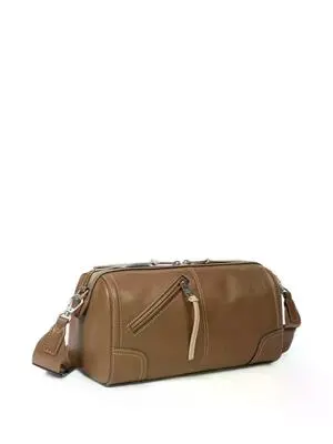 Paul Smith Zip Topstitch Shoulder Bag - Neutrals