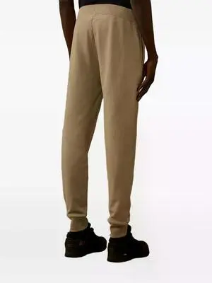 C.P. COMPANY Diagonal Raised Fleece Cargo Lens Track Pants - Neutrals