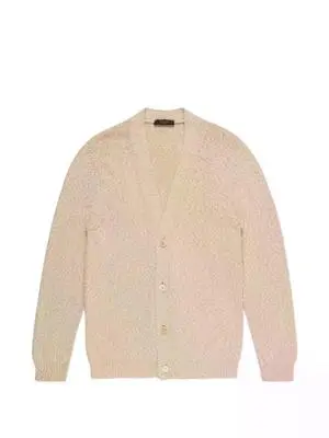 SLOWEAR V-neck Button Cardigan