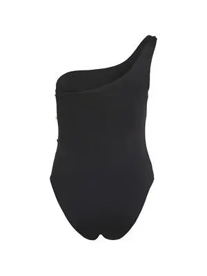Karl Lagerfeld One-shoulder Swimsuit