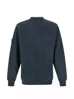 Stone Island Crewneck Sweatshirt With Logo Badge