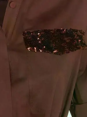 Antonelli Firenze Sequin-embellished Belted Midi Dress