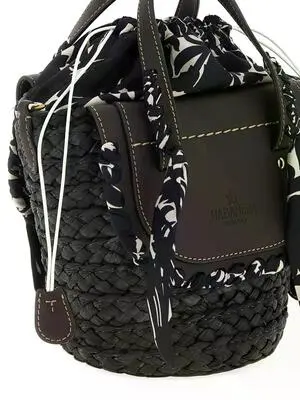 CUBA LAB Woven Tote Bag - Black