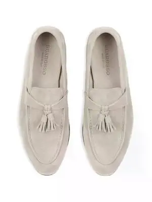 SCAROSSO Luisa Tassel-detail Loafers - Neutrals