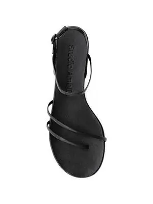 Studio Amelia Helix Multi-strap Sandals - Black