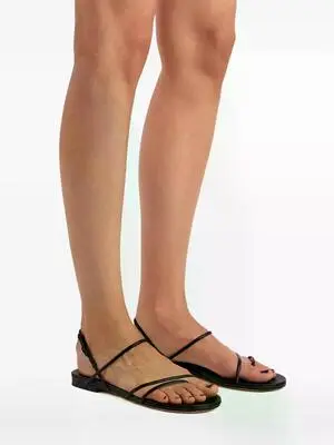 Studio Amelia Helix Multi-strap Sandals - Black